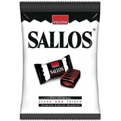 Villosa SALLOS Salmiak-lékořicové bonbony "Das Original" 150 g od 52 Kč ...