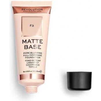 Makeup Revolution Plně krycí a matující make-up Matte Base Foundation ...