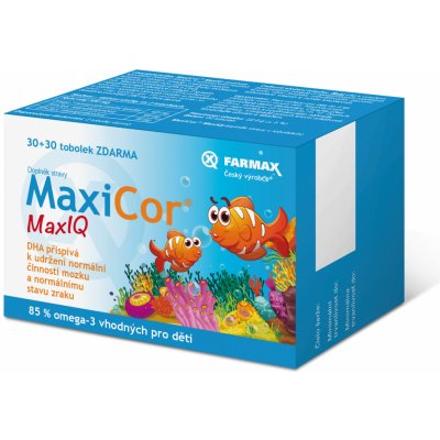 MaxiCor MaxIQ 2 x 30 tablet od 304 Kč - Heureka.cz
