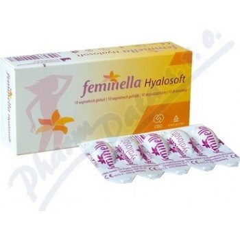 Feminella Hyalosoft vaginální­ globule 10 ks od 267 Kč - Heureka.cz