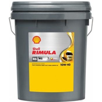 Shell Rimula R6 MS E7/LDF3 10W-40 20 l od 2 672 Kč - Heureka.cz