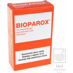 Bioparox nas.+orm.spr.sol.10 ml/400dáv. lék volně prodejný - Nejlepší ...