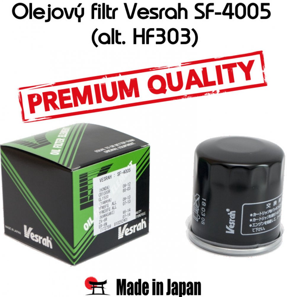 Vesrah Olejový filtr SF-4005 od 187 Kč na Hledejceny.cz