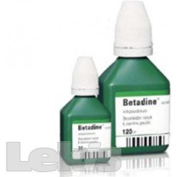 BETADINE DRM 100MG/ML DRM SOL 120ML od 184 Kč - Heureka.cz