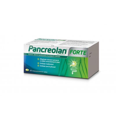 PANCREOLAN FORTE POR 6000U TBL ENT 60 od 209 Kč - Heureka.cz