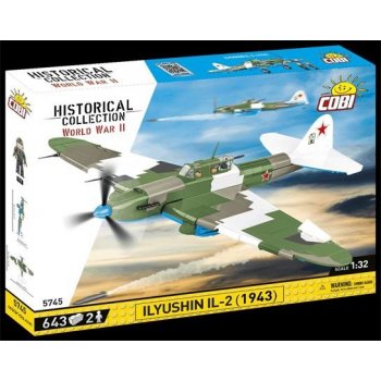 Cobi 5745 II WW Iljušin Il-2 Šturmovik, 1:32, 636 k, 2 f od 959 Kč ...