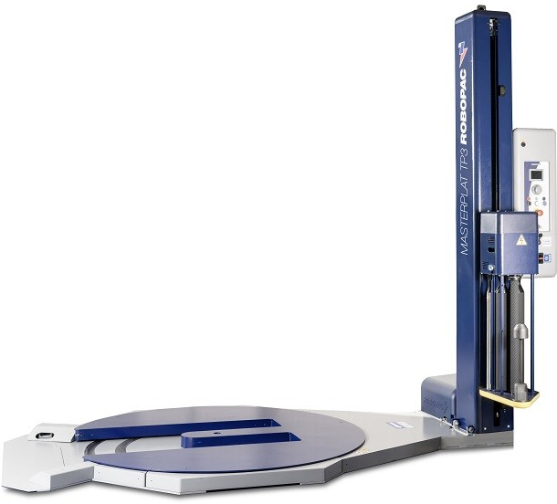 ROBOPAC Ovinovací stroj MASTERPLAT PLUS TP3 Ovinovací stroj: MASTERPLAT PLUS TP3 FRD 1650 - s ...