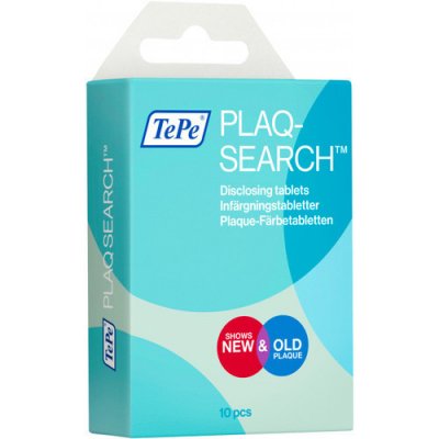 TePe tablety detektor plaku PlaqSearch 10 ks od 78 Kč - Heureka.cz