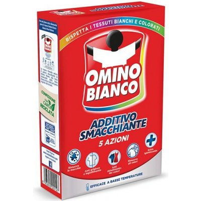 Omino Bianco Additivo Smacchiante 5 Azioni přídavný prášek do prádla a ...