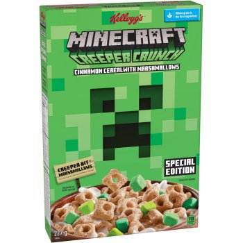 Minecraft Creeper Crunch Cereal 227 g od 279 Kč - Heureka.cz