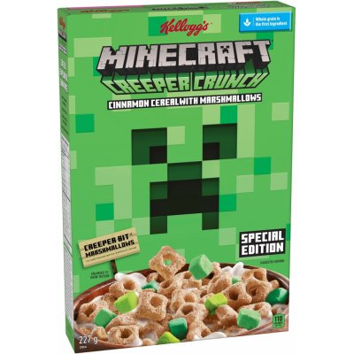 Minecraft Creeper Crunch Cereal 227 g od 279 Kč - Heureka.cz