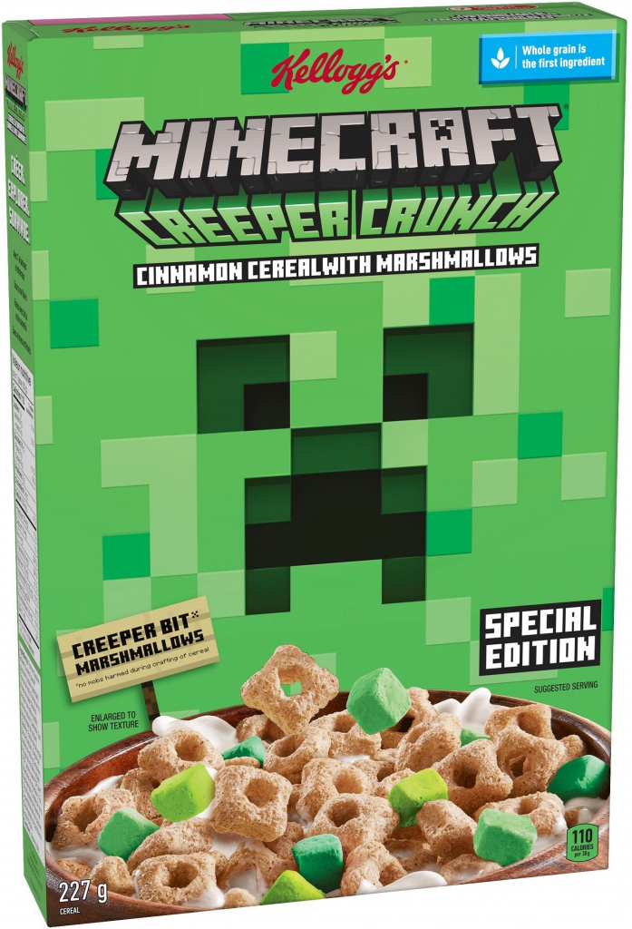 Minecraft Creeper Crunch Cereal 227 g od 279 Kč - Heureka.cz