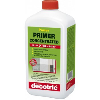 Penetrace Power Primer 1 litr - koncentrát / premium penetrační nátěr pod tapety decotric od 249 ...