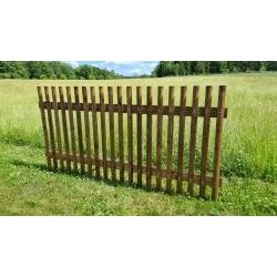 Dřevěný plot - typ. KLASIK (plotovky Standard), dl. 240 cm, výška 120 ...