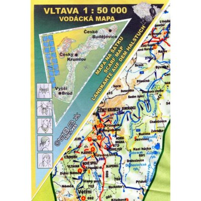 Excart Maps Vltava - mapa na šátku od 229 Kč - Heureka.cz