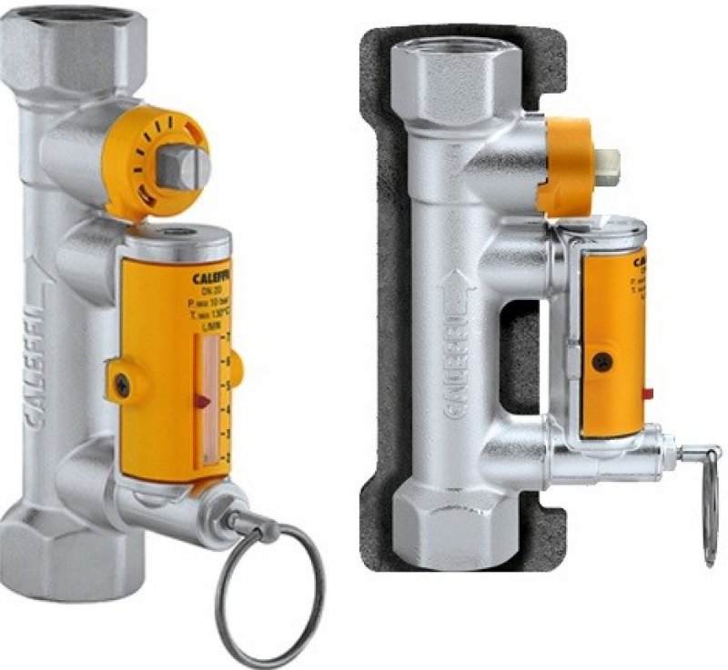 Caleffi 258 Vyvažovací ventil SOLAR 1" s průtokoměrem a izolací PN10 258-1 – Zboží Mobilmania