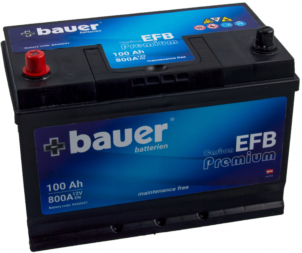Bauer Carbon EFB ASIA 12V 100Ah 800A BA60047 od 2 949 Kč - Heureka.cz