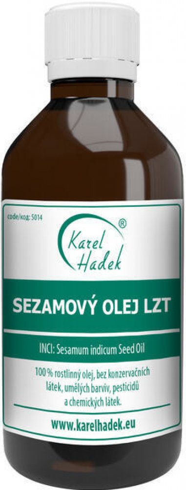 Karel Hadek SEZAMOVÝ ROSTLINNÝ OLEJ 115 ml – Zboží Mobilmania