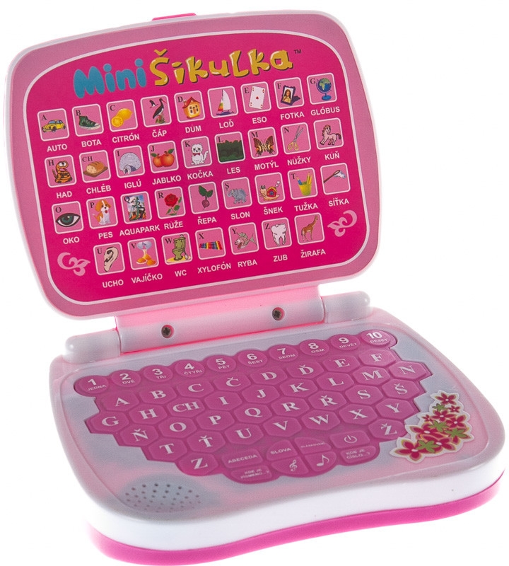 PAFAAS DĚTSKÝ POČÍTAČ MINI ŠIKULKA růžový foto 1 - Heureka.cz