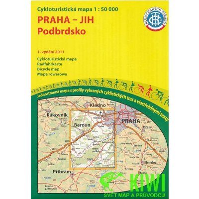 Cyklomapa Praha jih Podbrdsko 1:50 000 cyklomapa od 116 Kč - Heureka.cz