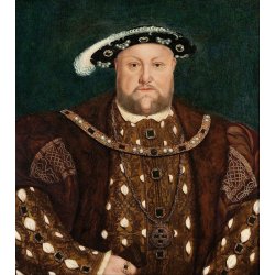 Reprodukce - Slavné obrazy XII-366 Hans Holbein - Král Jindřich VIII ...