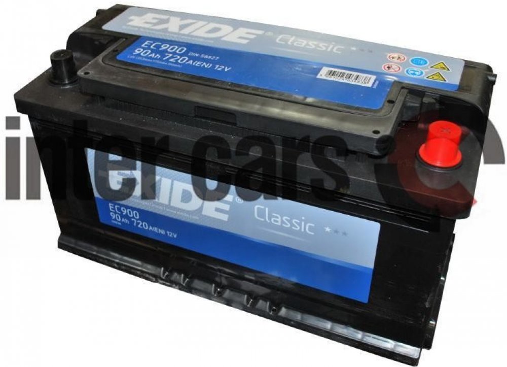 Exide Classic 12V 90Ah 720A EC900 – Zboží Mobilmania