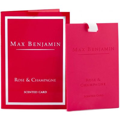 Max Benjamin Classic vonná karta Rose & Champagne od 145 Kč - Heureka.cz