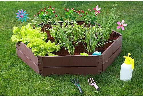 TES Vyvýšený záhon 132x25 cm hnědý od 979 Kč - Heureka.cz