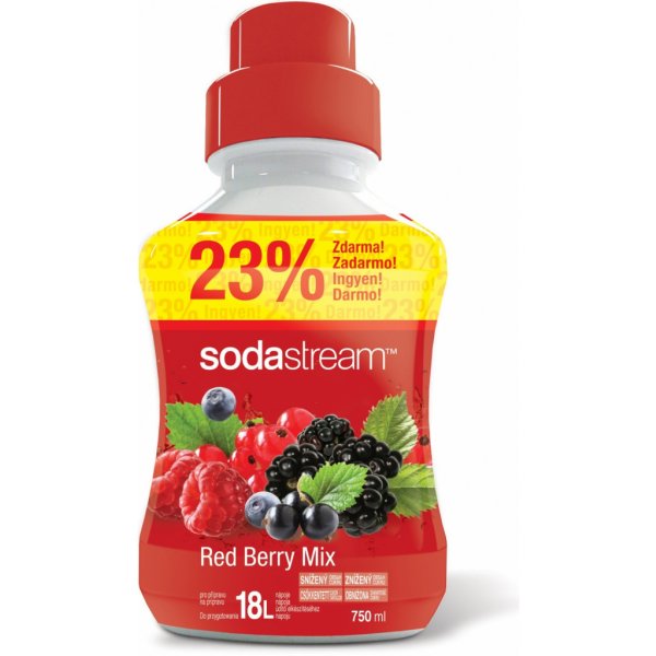 SodaStream red Berry 0,75 l od 165 Kč - Heureka.cz