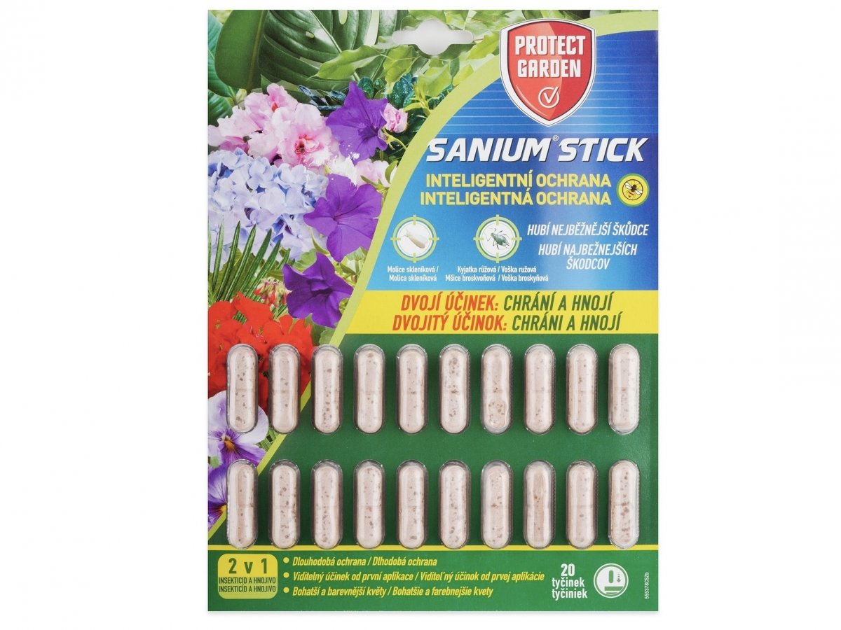 Bayer Garden Sanium stick insekticidní tyčinky 20 ks od 170 Kč - Heureka.cz