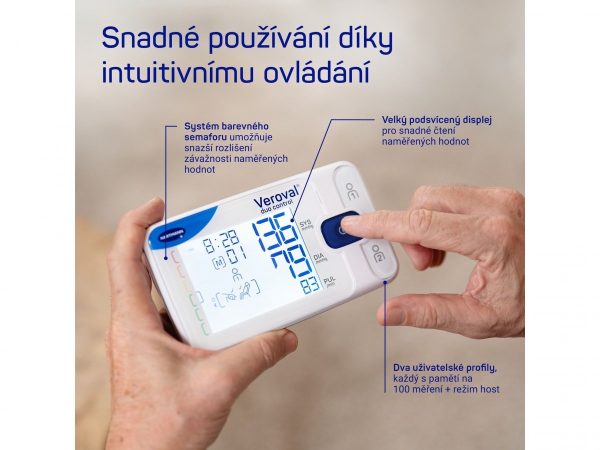 Veroval Duo Control Connect Dárkové balení od 1 574 Kč - Heureka.cz