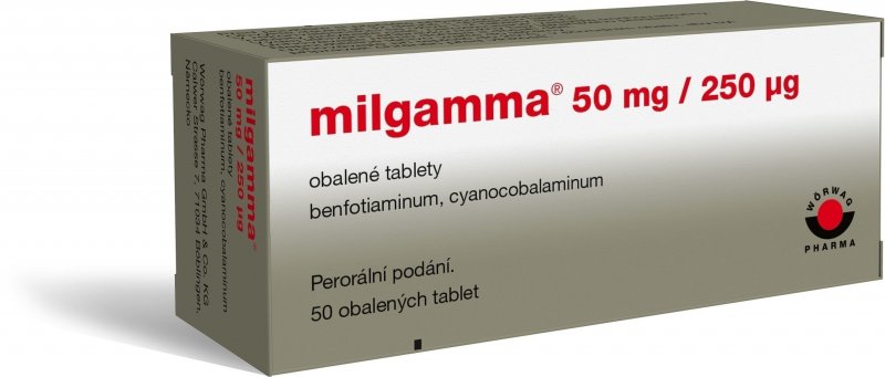 MILGAMMA POR 50MG/250MCG TBL OBD 50 od 299 Kč - Heureka.cz