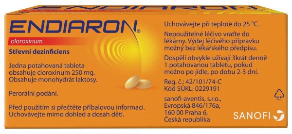 ENDIARON POR 250MG TBL FLM 20 - Heureka.cz