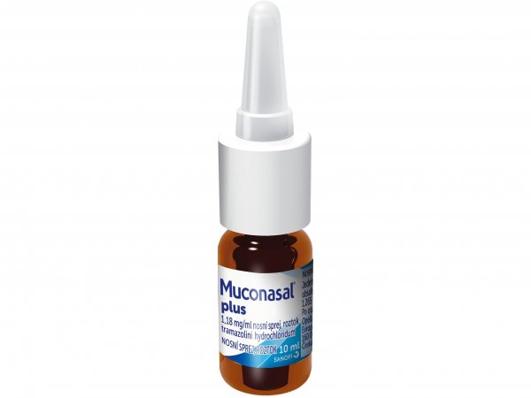 MUCONASAL PLUS NAS 1,18MG/ML NAS SPR SOL 1X10ML od 91 Kč - Heureka.cz