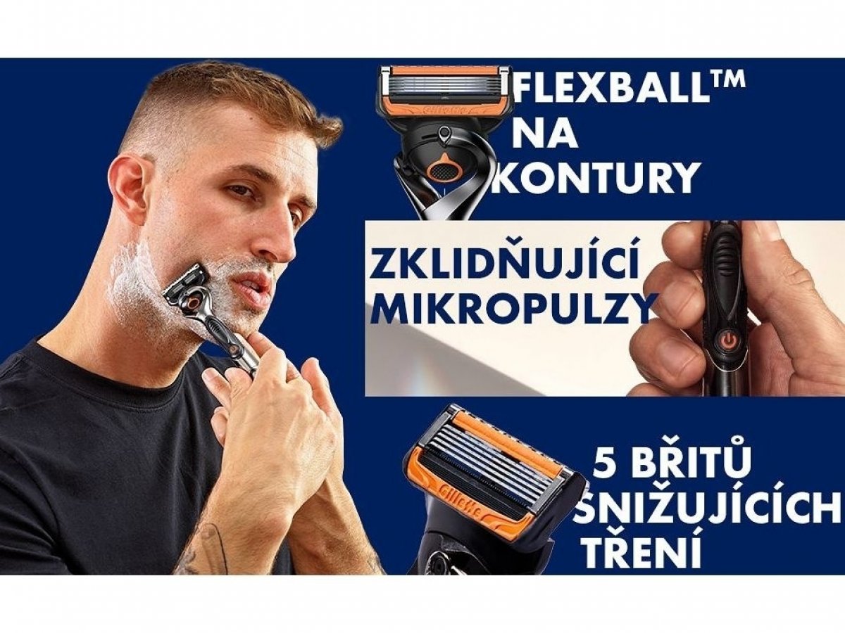 Gillette Fusion5 ProGlide Flexball Power od 739 Kč - Heureka.cz