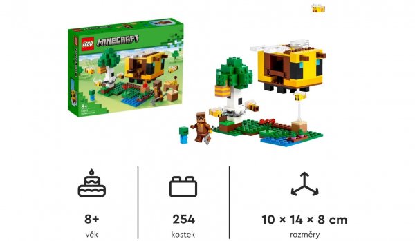 LEGO® Minecraft® 21241 Včelí domek od 998 Kč - Heureka.cz