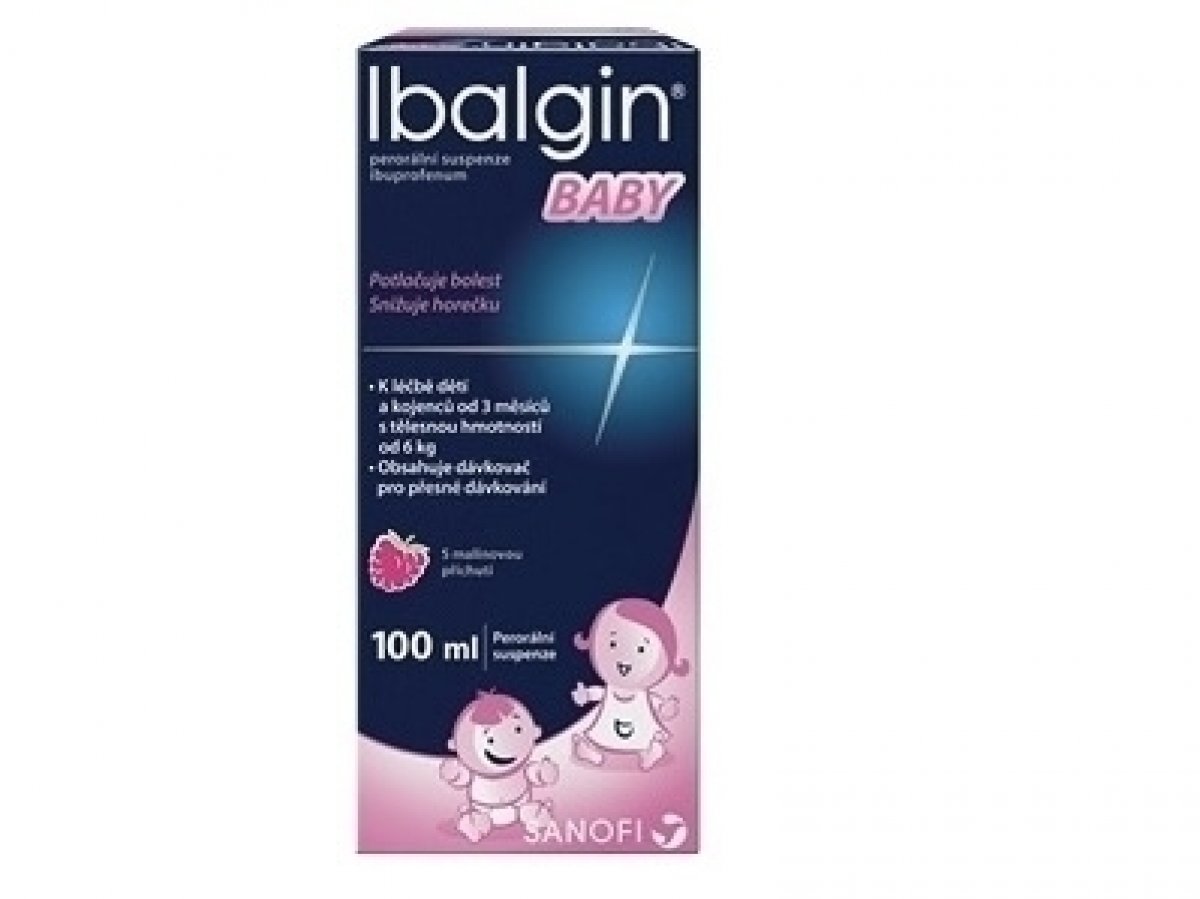 IBALGIN BABY 20MG/ML POR SUS 100ML od 85 Kč - Heureka.cz
