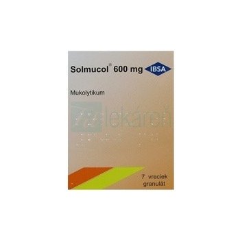 Solmucol 600 mg gra.7 x 2,7 g od 7,39 € - Heureka.sk