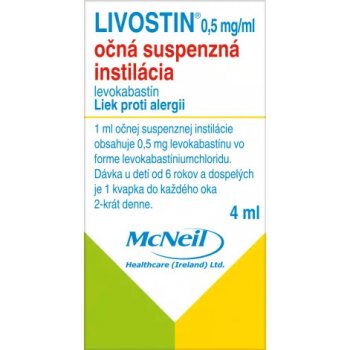 Livostin 0,5 mg/ml int.opu.1 x 4 ml od 6,85 € - Heureka.sk