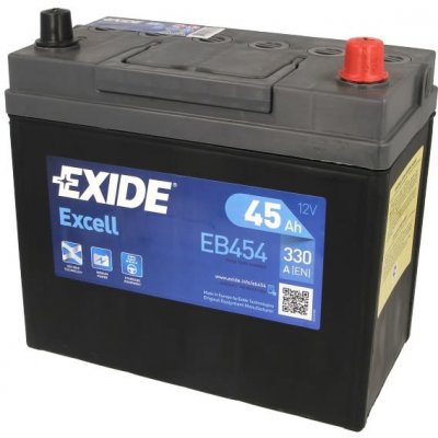 Exide Excell 12V 45Ah 300A EB454 od 56,75 € - Heureka.sk