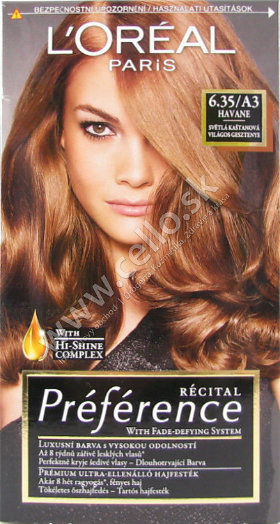 L'Oréal Recital Preference vysoko odolná farba na vlasy intenzívny lesk ...