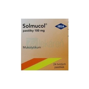 Solmucol pastilky 100 mg pas.ord.24 x 100 mg od 4,05 € - Heureka.sk