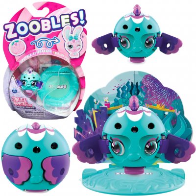 Spin Master Zoobles Zviera a Happitat zvieratka Aqualina Fish + scéna ...
