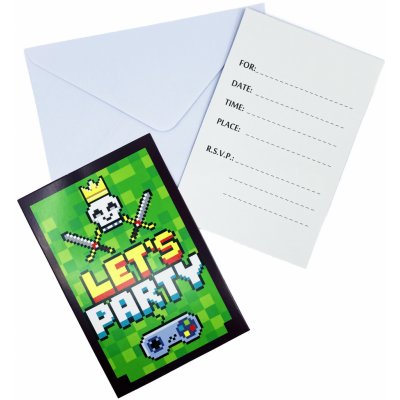 Párty pozvánka Minecraft 6ks od 1,09 € - Heureka.sk