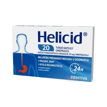 Helicid 20 cps.dur. 14 x 20 mg od 5,01 € - Heureka.sk