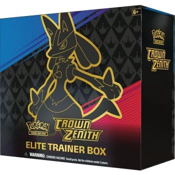 Pokémon TCG : .5 Crown Zenith Lucario Elite Trainer Box od 58,49 ...