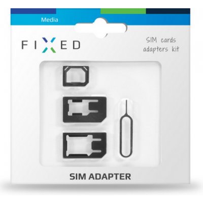 Adaptér SIM karet FIXED, nanoSIM na microSIM a miniSIM karty/z microSIM ...
