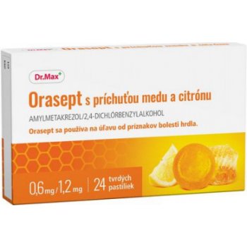 Orasept s príchuťou medu a citrónu pas.ord.24 x 0,60 mg/1,20 mg od 4,39 ...