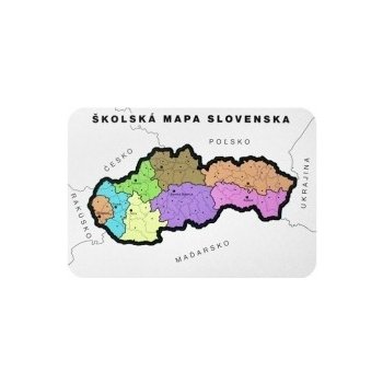 Školská mapa SR šablóna krajov od 0,67 € - Heureka.sk