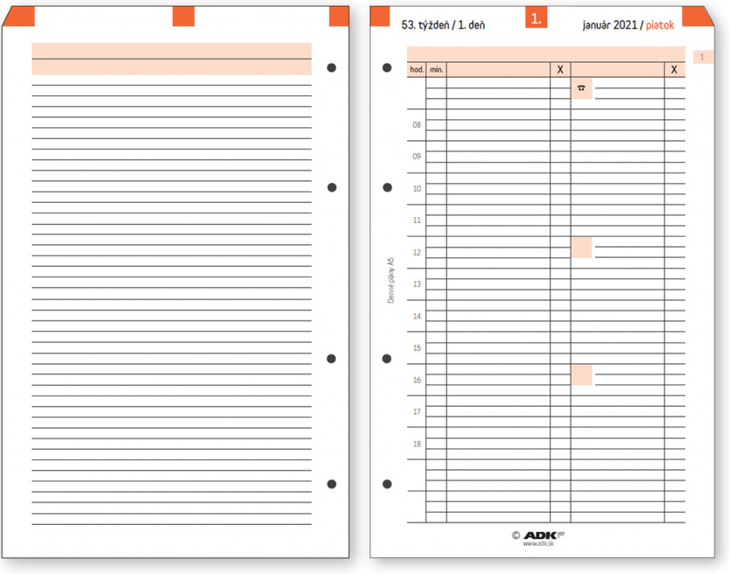 ADK Formulár A5 Denný 2022 od 23 € - Heureka.sk